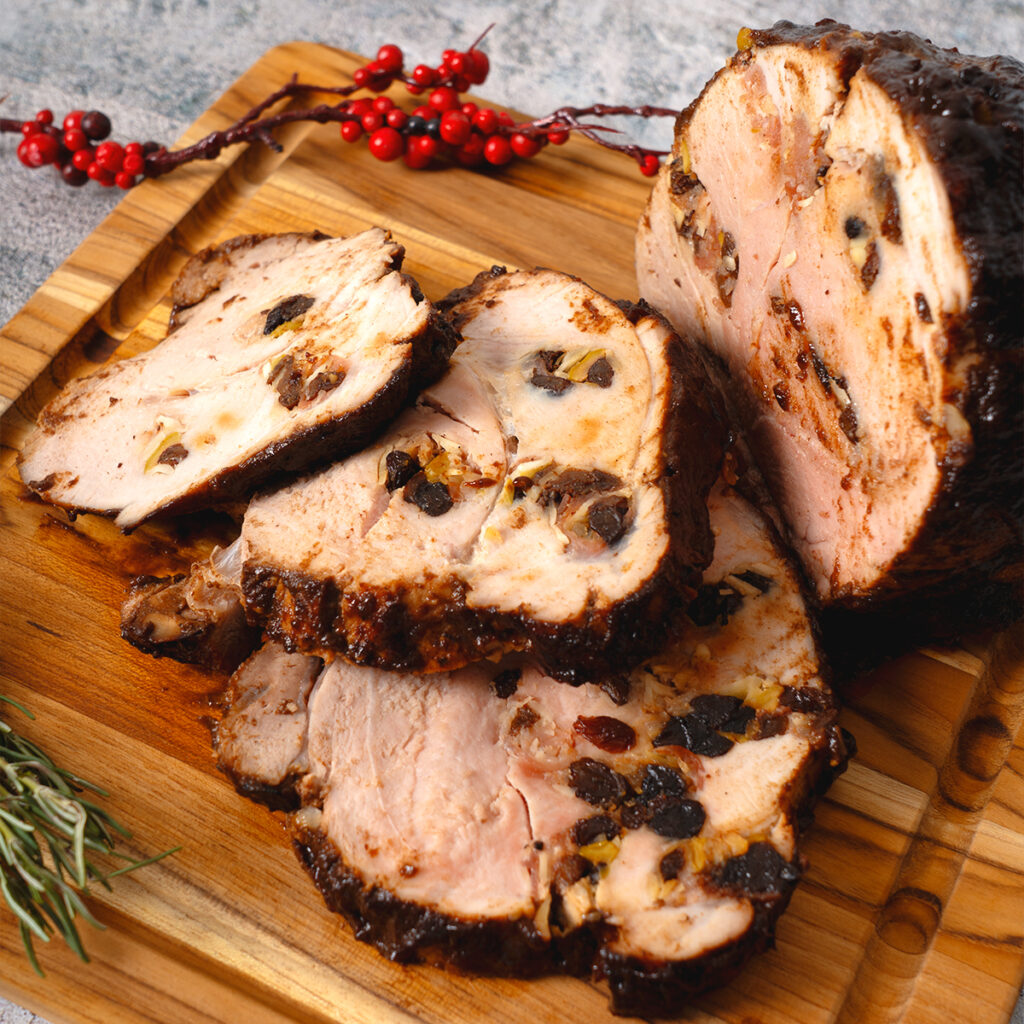 Pierna mechada con costra de ciruela ⋆ Receta navideña ⋆ Larousse Cocina